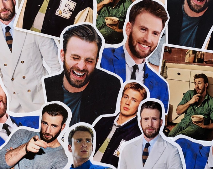 Chris Evans Stickers - Etsy