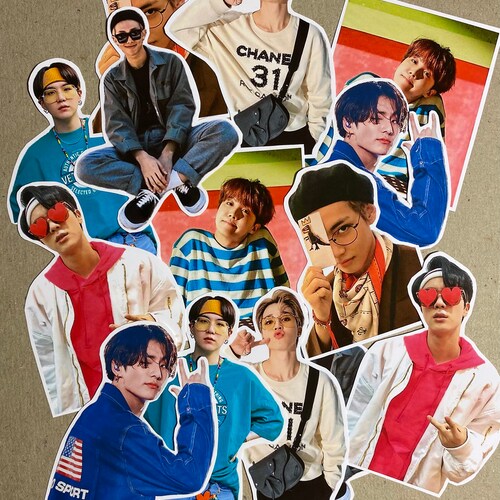 10pc BTS Jimin Stickers - Etsy