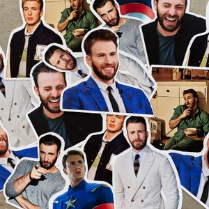 Chris Evans Stickers - Etsy