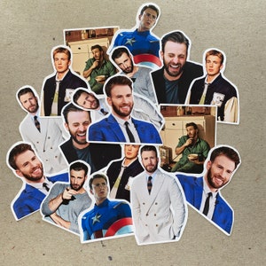 Chris Evans Stickers - Etsy