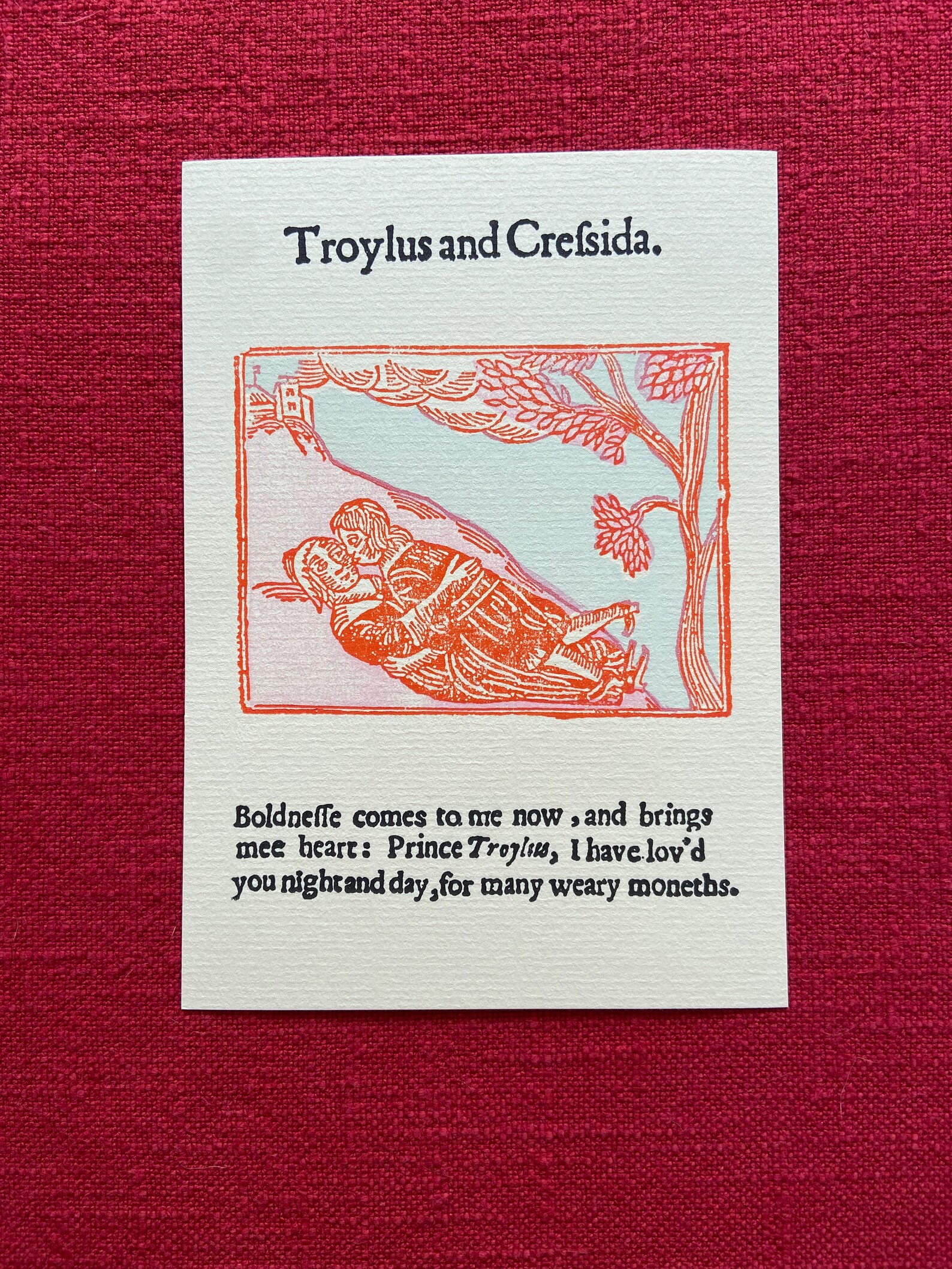 Shakespeare Valentines - Etsy
