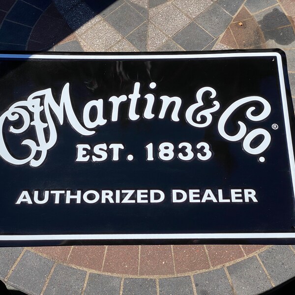 Martin Guitar Sign - Etsy