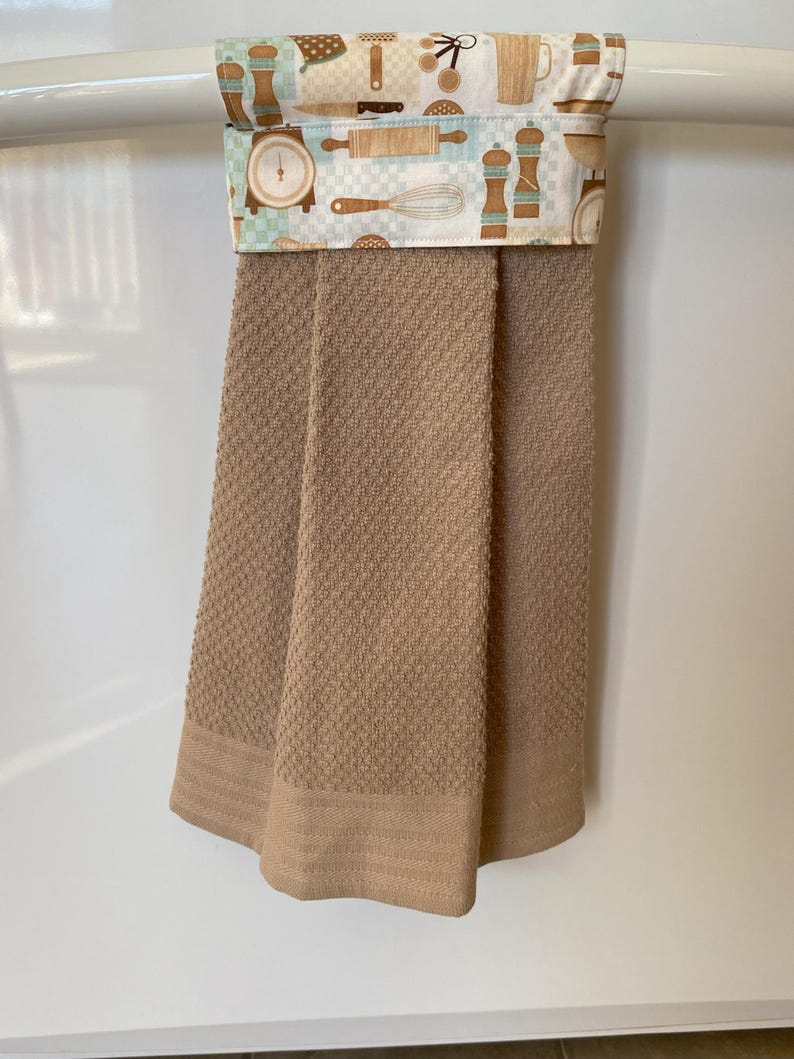 Hanging Kitchen Towel Without Buttons or Snaps. Dish Wiper Towels - Etsy