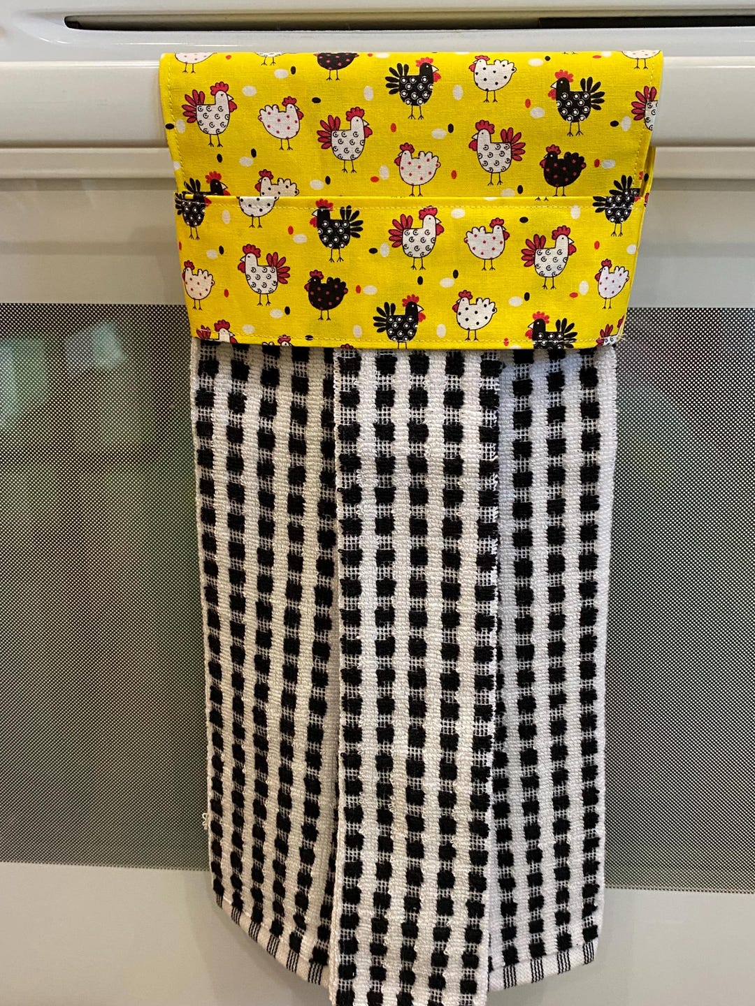 Hanging Kitchen Towel Without Buttons or Snaps. Dish Wiper Towels - Etsy