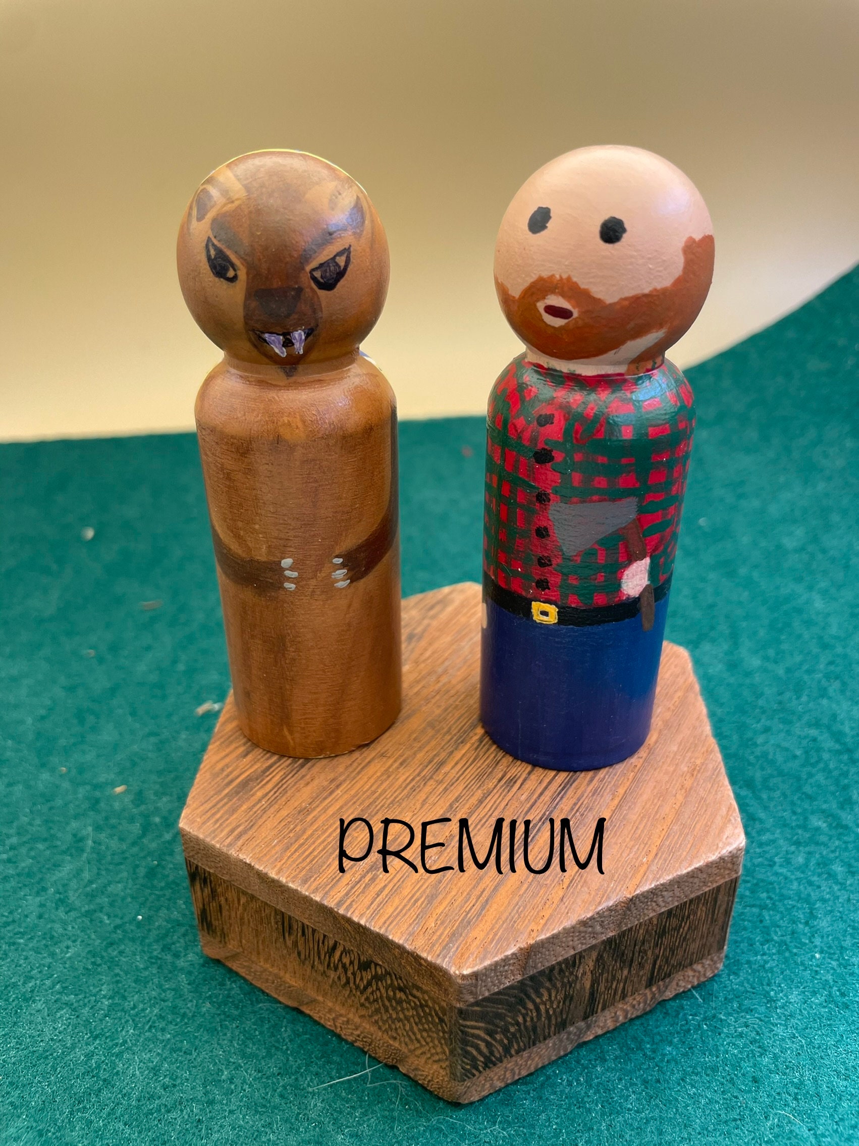 Little Red Riding Hood Peg Doll Set - Etsy