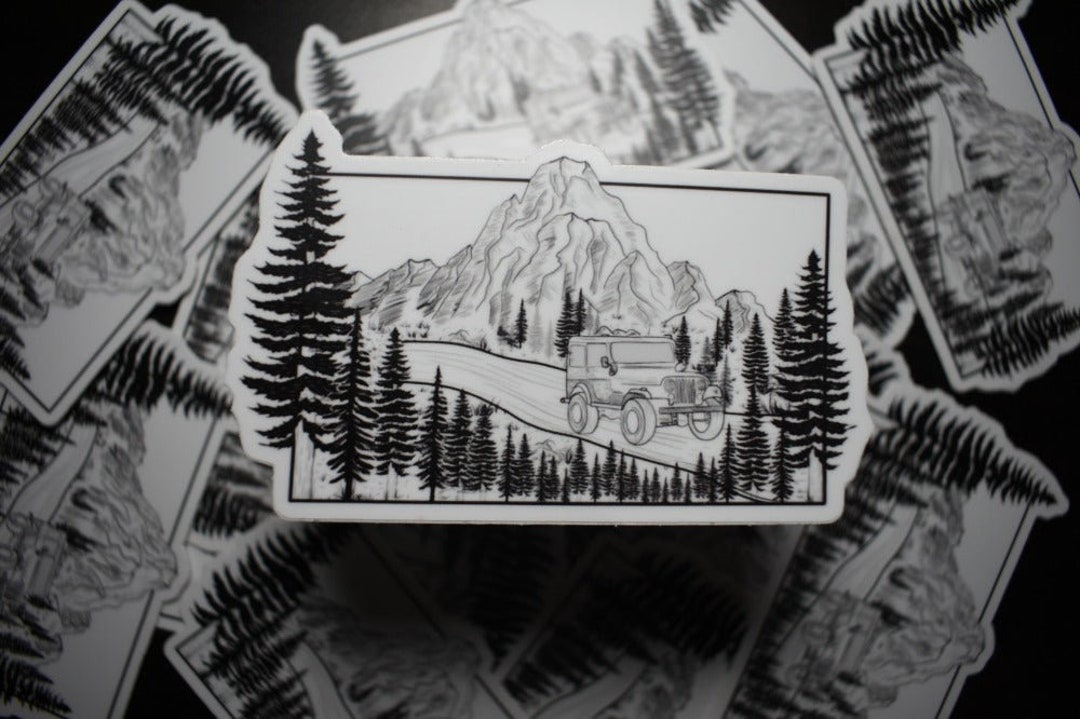 Jeep Life Sticker Jeep Sticker Outdoors Sticker Nature Sticker Hiker ...