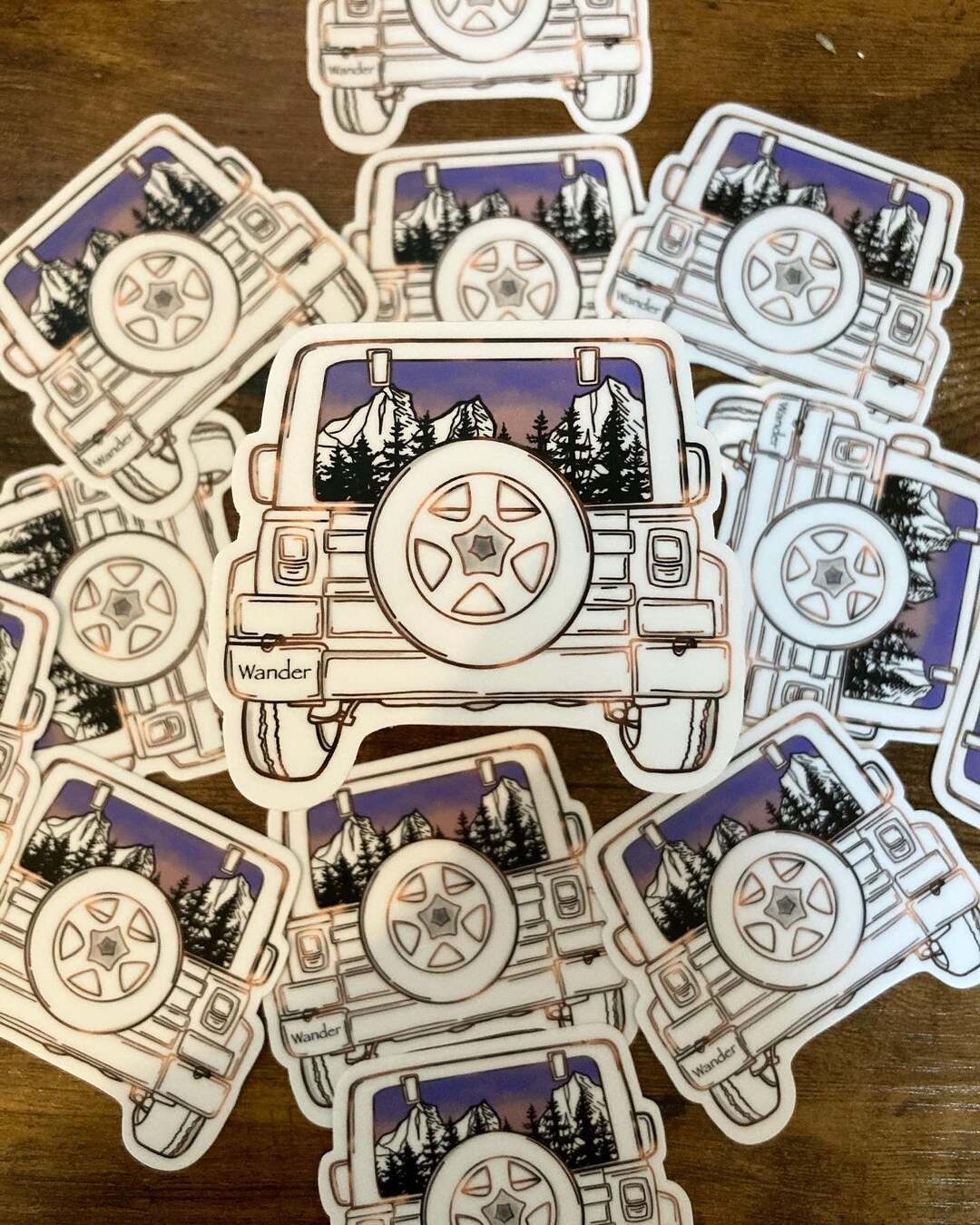 Waterproof Vinyl Sticker, Jeep Stickers/outdoor/adventure Sticker /for ...