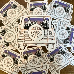 Waterproof Vinyl Sticker, Jeep Stickers/outdoor/adventure Sticker /for ...