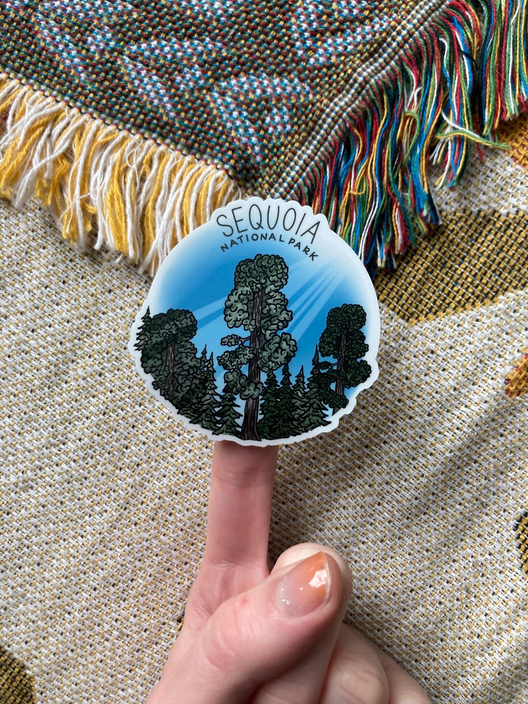 Sequoia National Park Sticker Sequoia Sticker California National Park ...