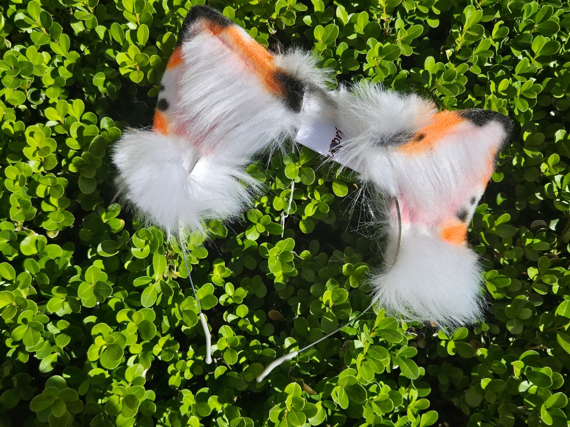 Calico Cat Ears - Etsy