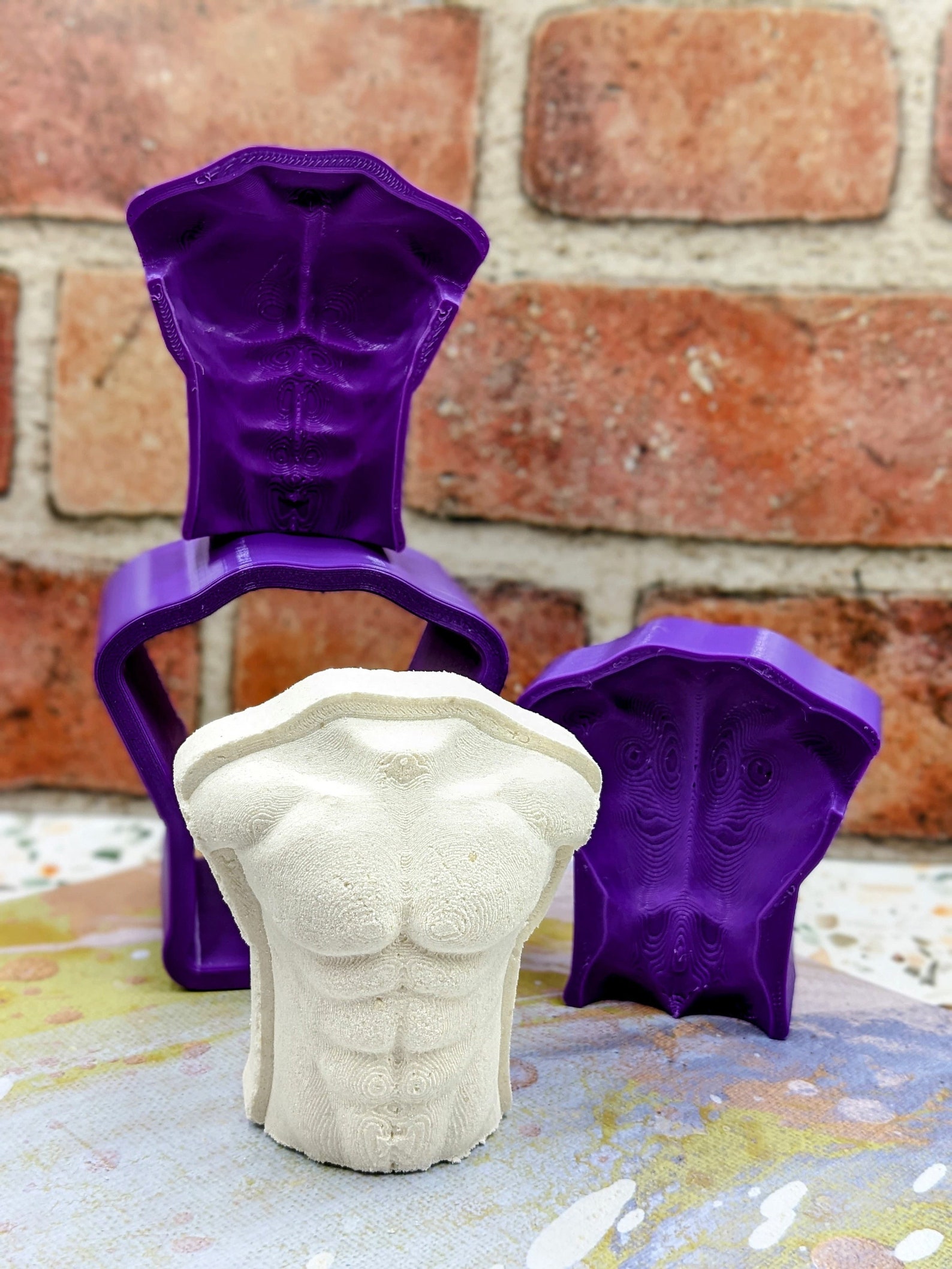 Male Bust 3D Bath Bomb Mold - Etsy