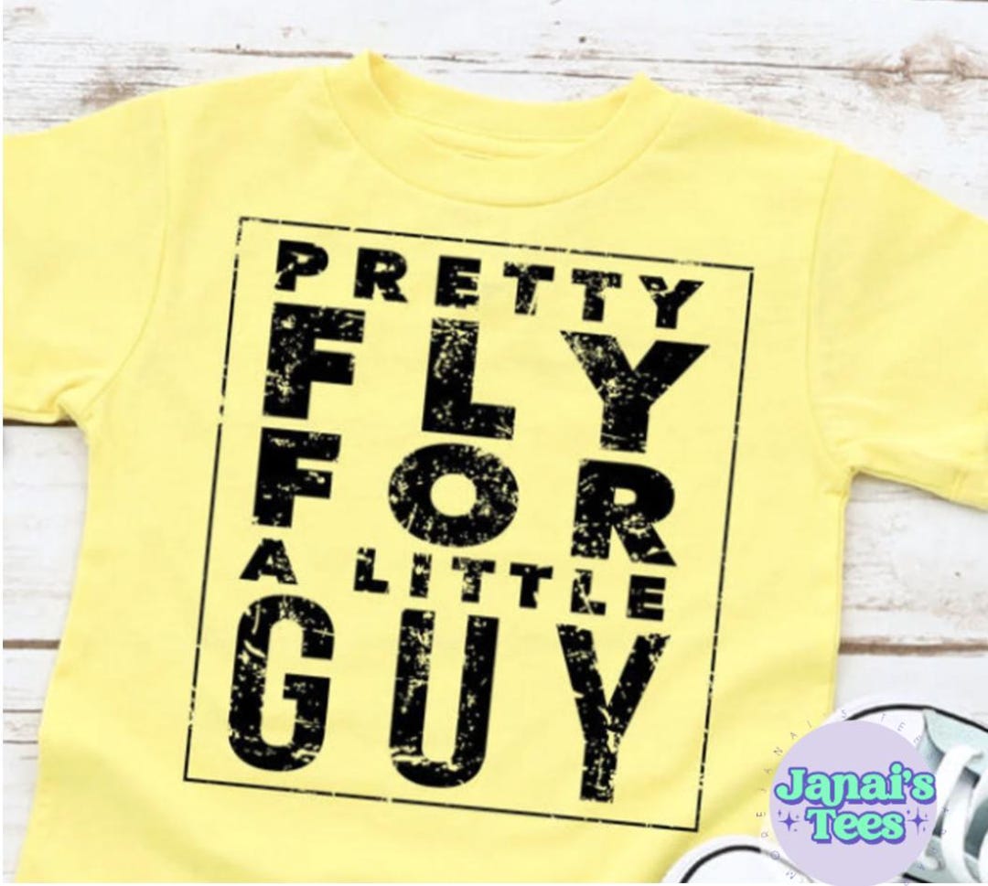Pretty Fly for A Little Guy, Cute Boy Shirt, Fly Guy Shirt, - Etsy