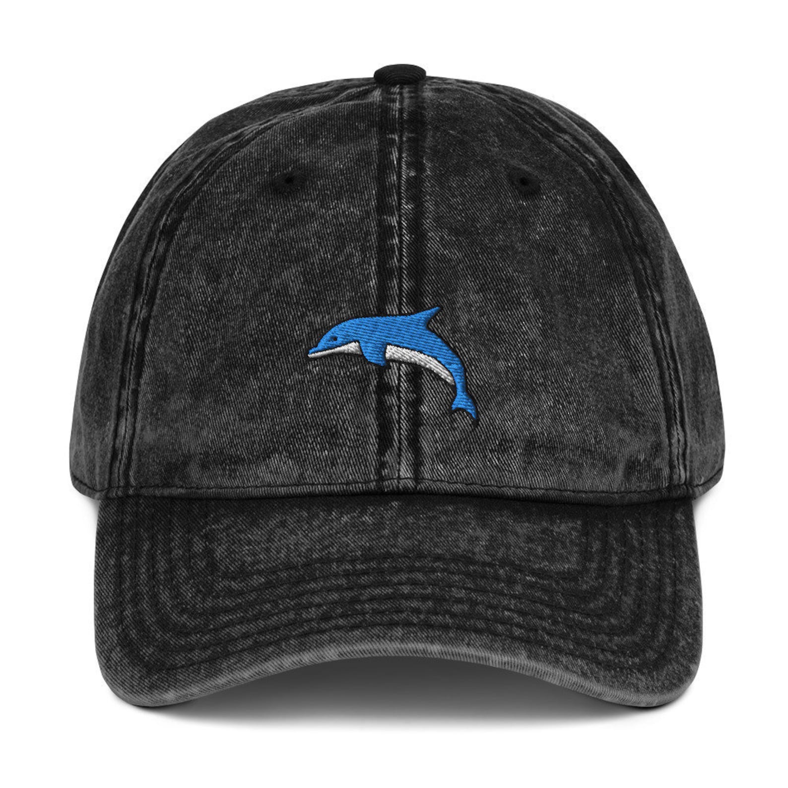 Vintage Dolphin Cap | Embroidered Dolphin Dad Hat, Baseball Cap | Ocean ...