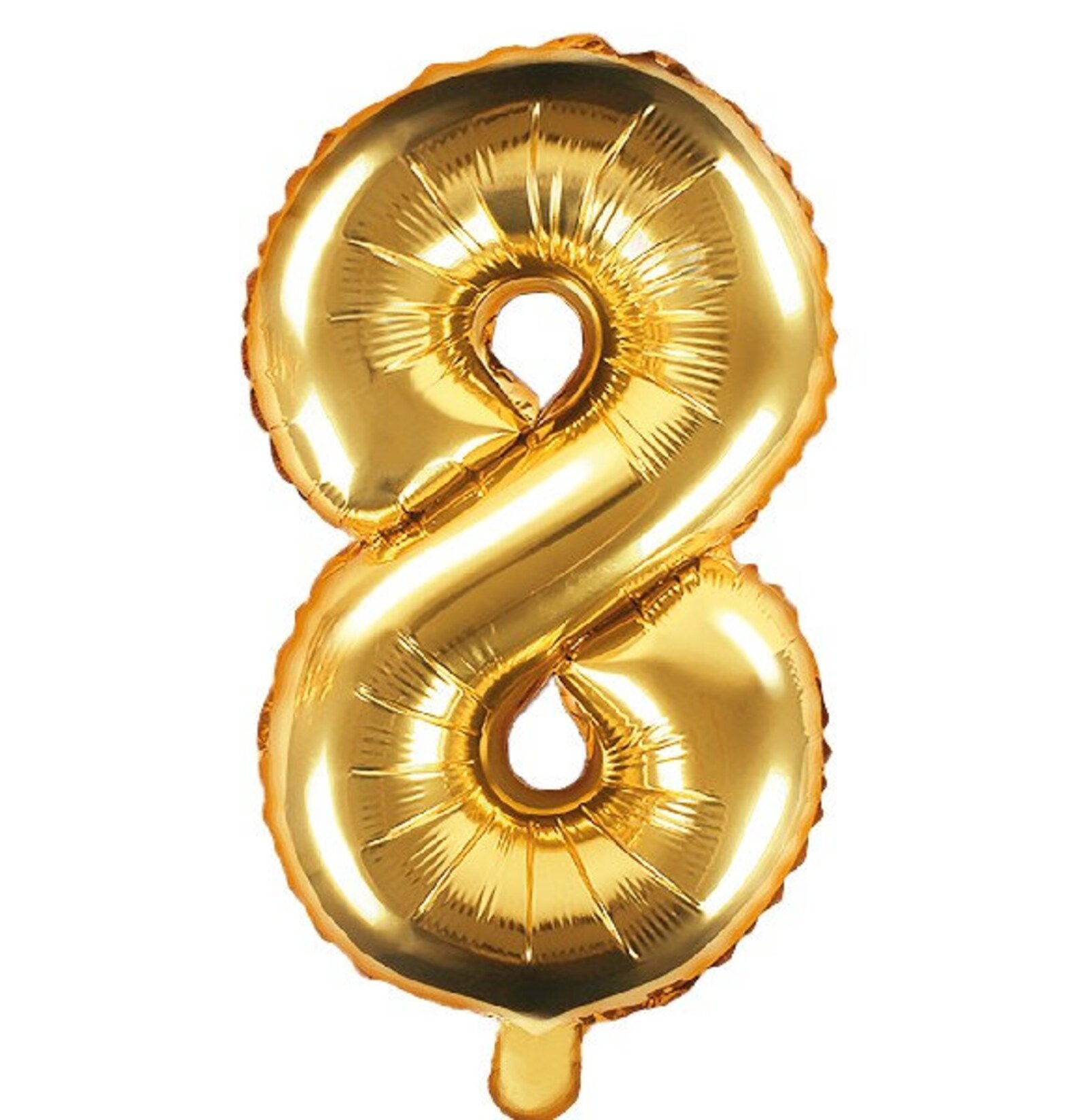 Gold Number 8 Balloon - Etsy