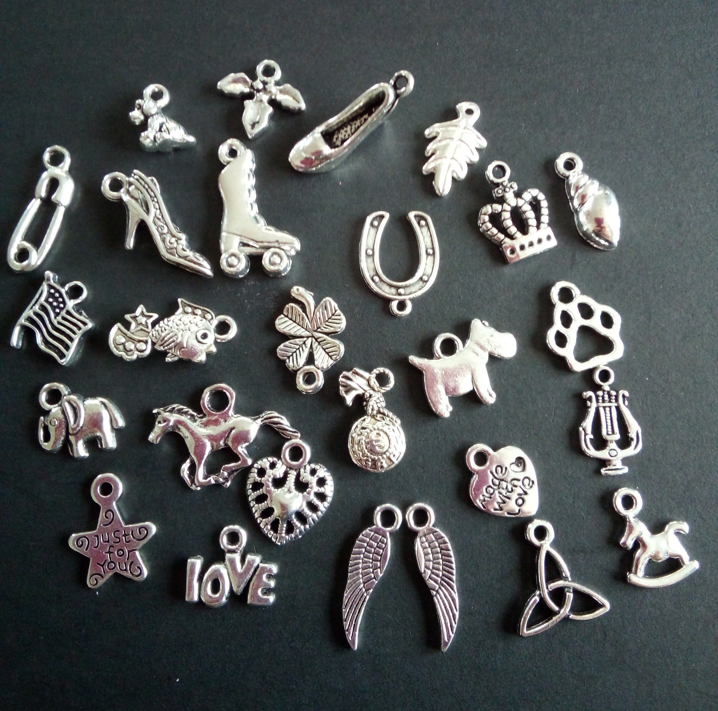 20 or 40 assorted mixed charms for Jewellery MakingCharm | Etsy