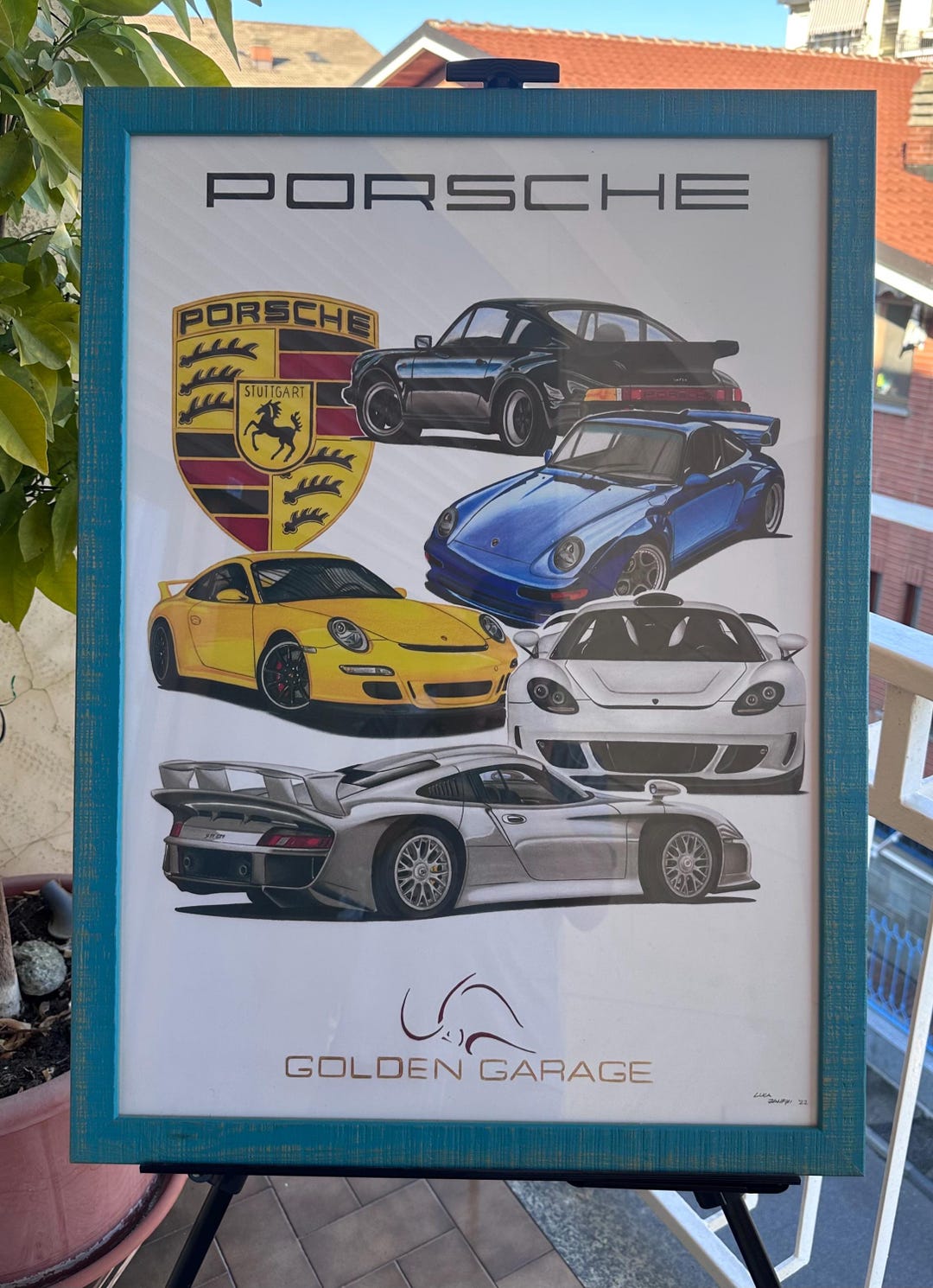 PORSCHE COLLAGE - Etsy