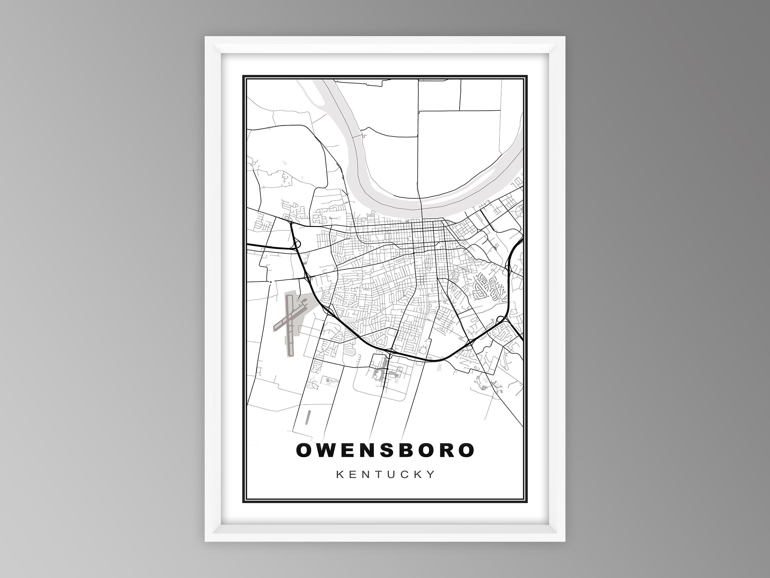 Owensboro Map Print Owensboro Wall Art Owensboro Poster | Etsy Owensboro Map Print Owensboro Wall Art Owensboro Poster | Etsy