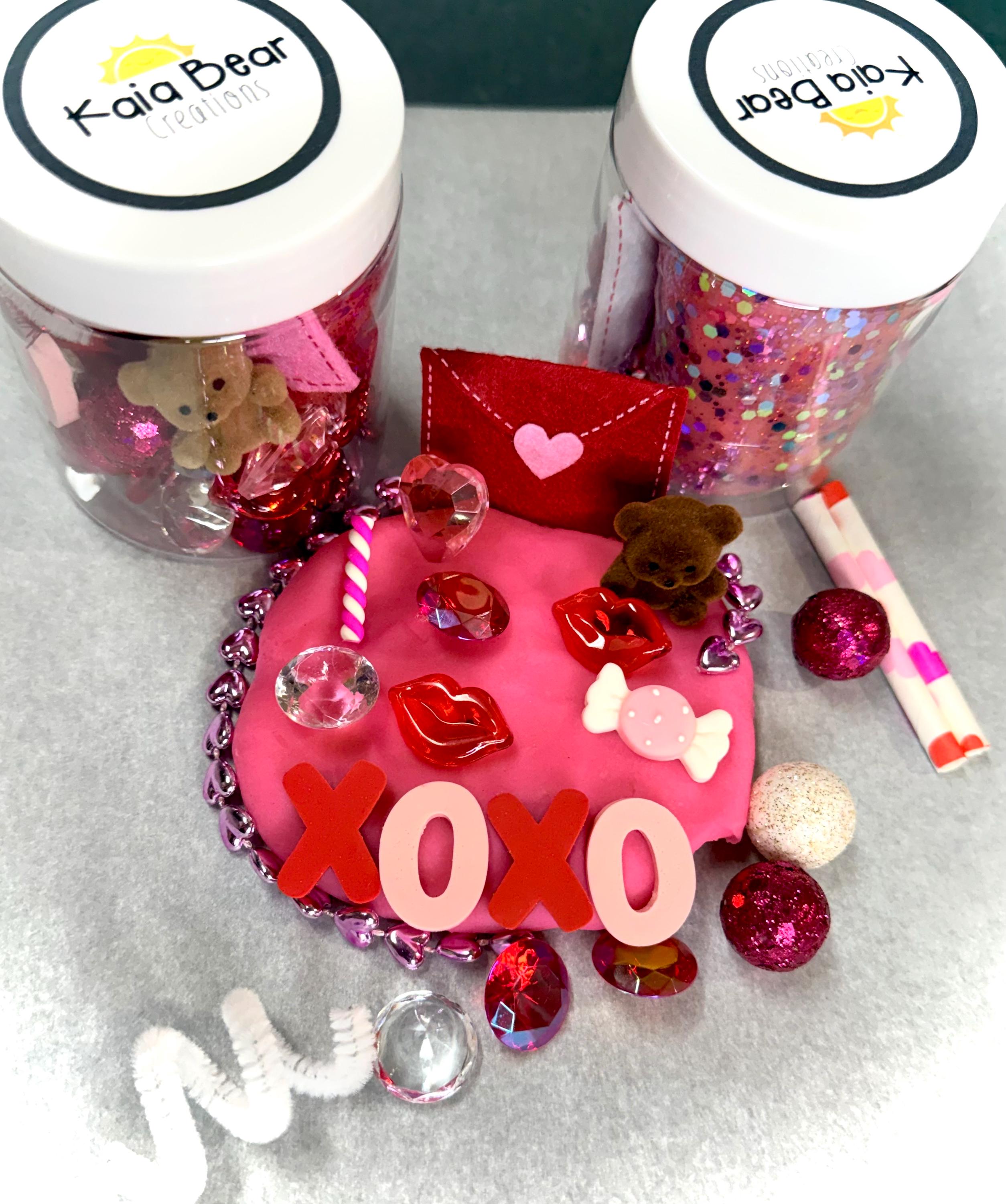 Teddy Gram Play Dough Jar | Teddy Bear Valentine Kit | Teddy Bear ...