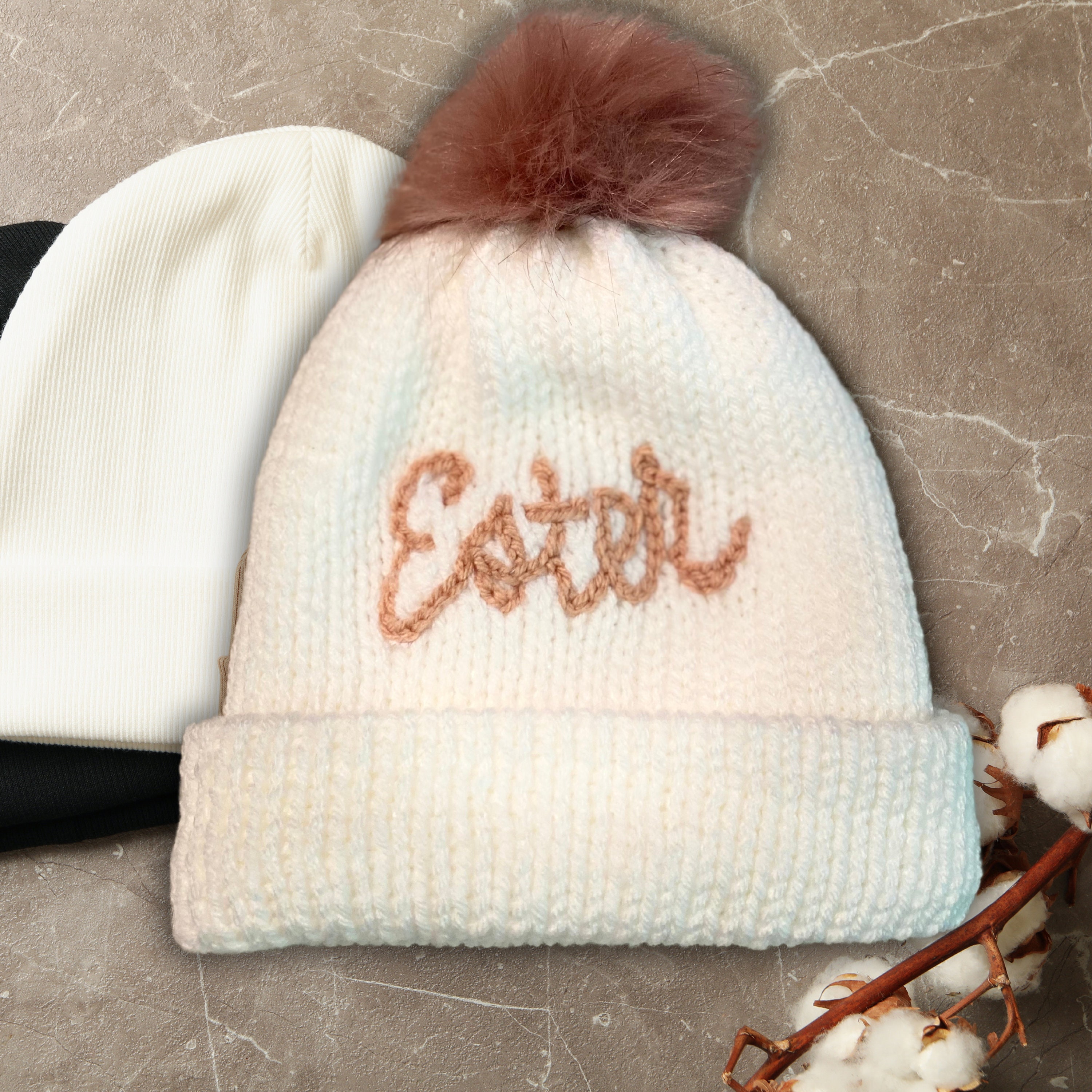 Gorro De Niña Personalizado, Con Nombre, Gorros De Niña Con Nombre ...