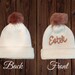 Gorro De Niña Personalizado, Con Nombre, Gorros De Niña Con Nombre ...
