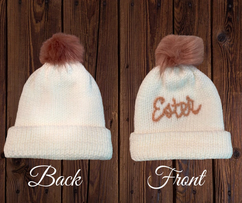 Gorro De Niña Personalizado, Con Nombre, Gorros De Niña Con Nombre ...