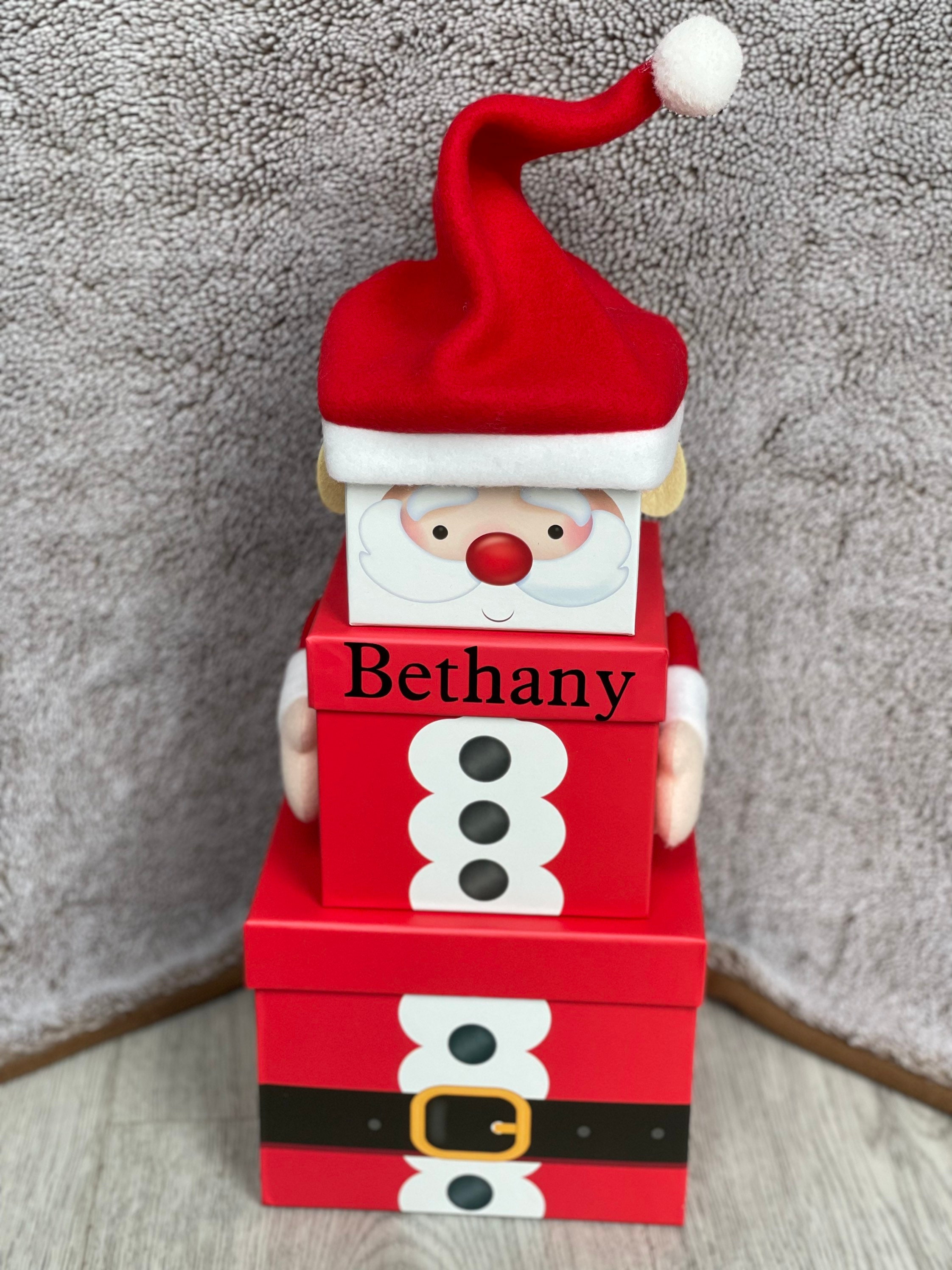 Personalised Plush Stacking Boxes Birthday Gift Storage - Etsy UK