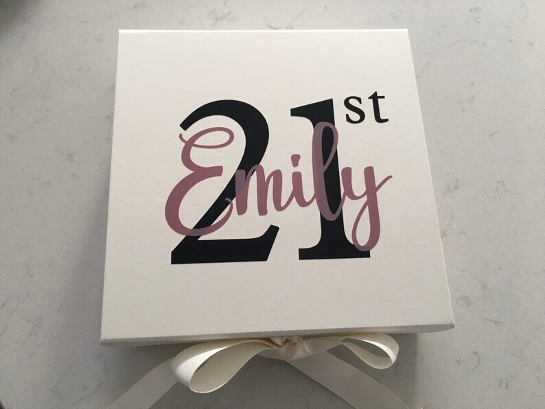 Personalised Empty Gift Box Birthday Gift Box Bridesmaid - Etsy