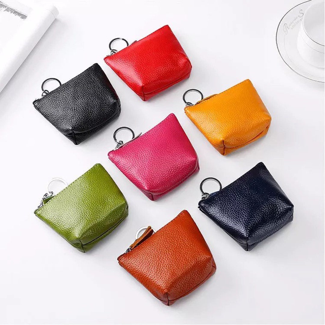 Genuine Leather Car Key Holder/wallet - Men - Women - Card & Cash ...