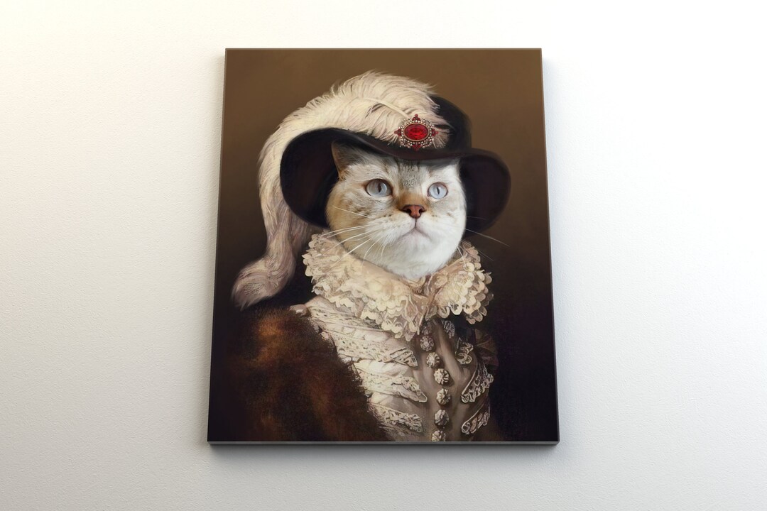 The Queen Custom Pet Portrait Renaissance Pet Portrait - Etsy