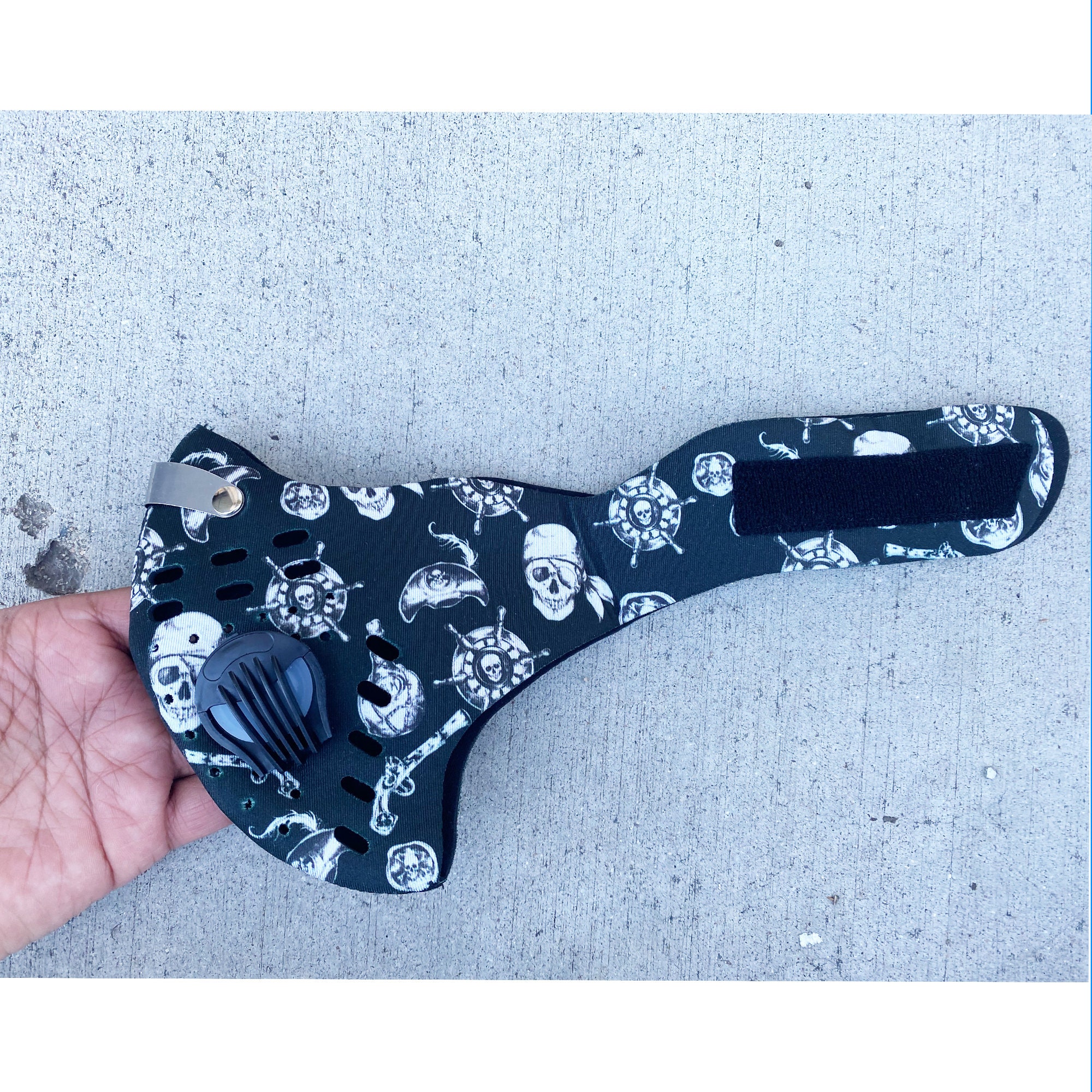 Skull Design Face Mask Face Mask Dust Activated Carbon With - Etsy