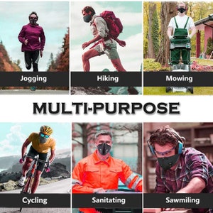 Face Mask Dust Activated Carbon With Filter Anti-pollution Strong ...