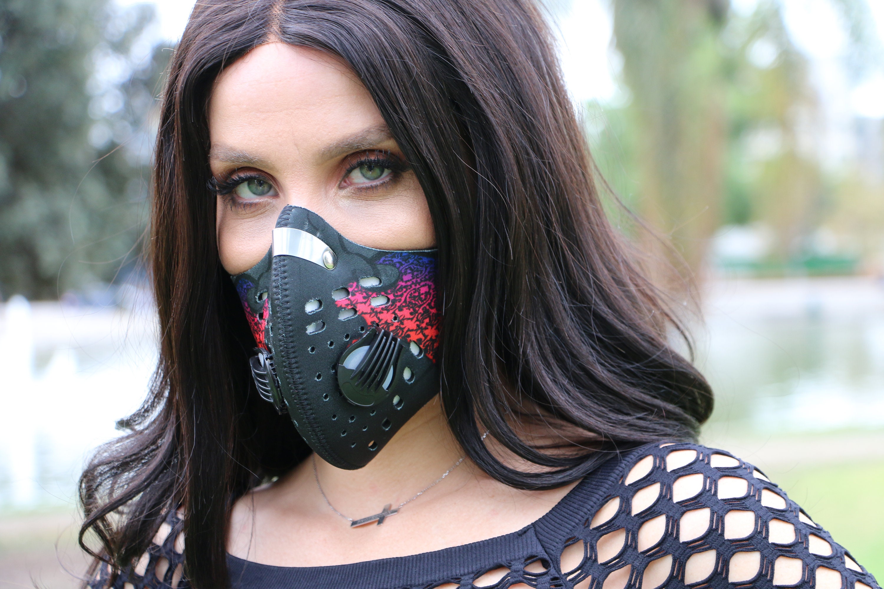 Cycling Face Mask Dust Activated Carbon With Filter Black - Etsy