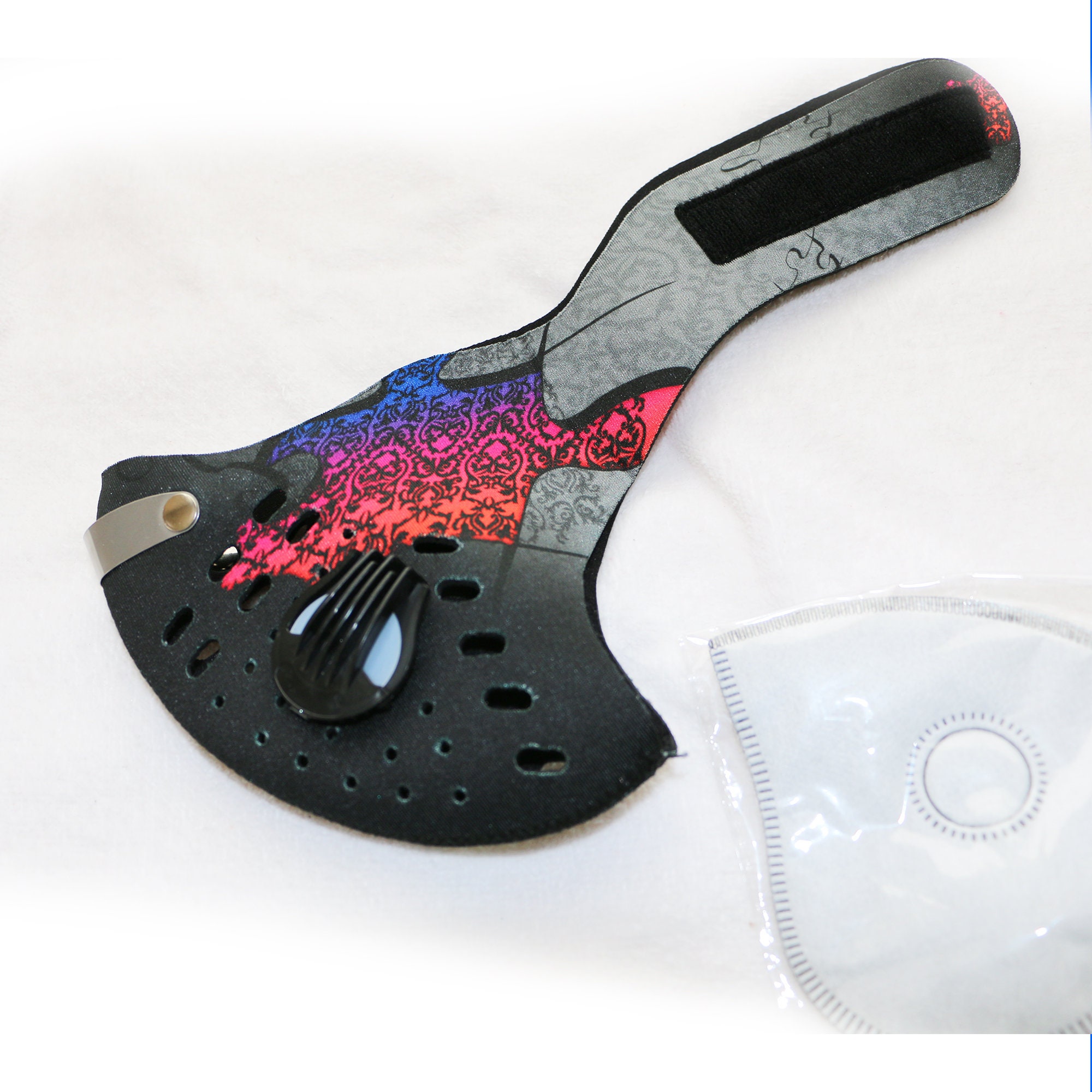 Cycling Face Mask Dust Activated Carbon With Filter Black - Etsy