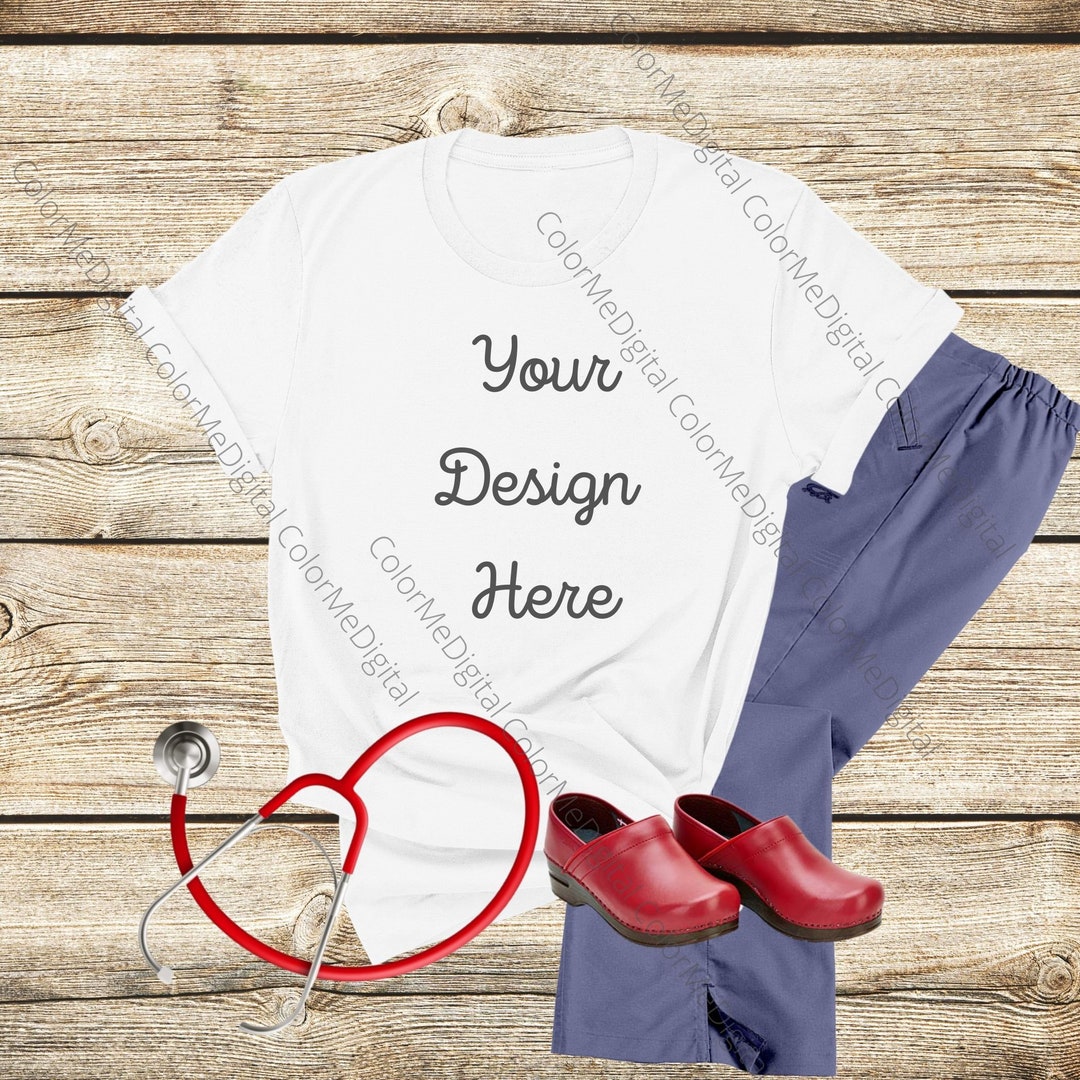 Nurse Health Care Doctor Mock RN LPN PA Medical Mock up Essential ...