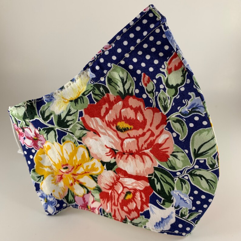 Best Fitting Washable Face Mask With Filter Pocket, Great Nose Wire ...