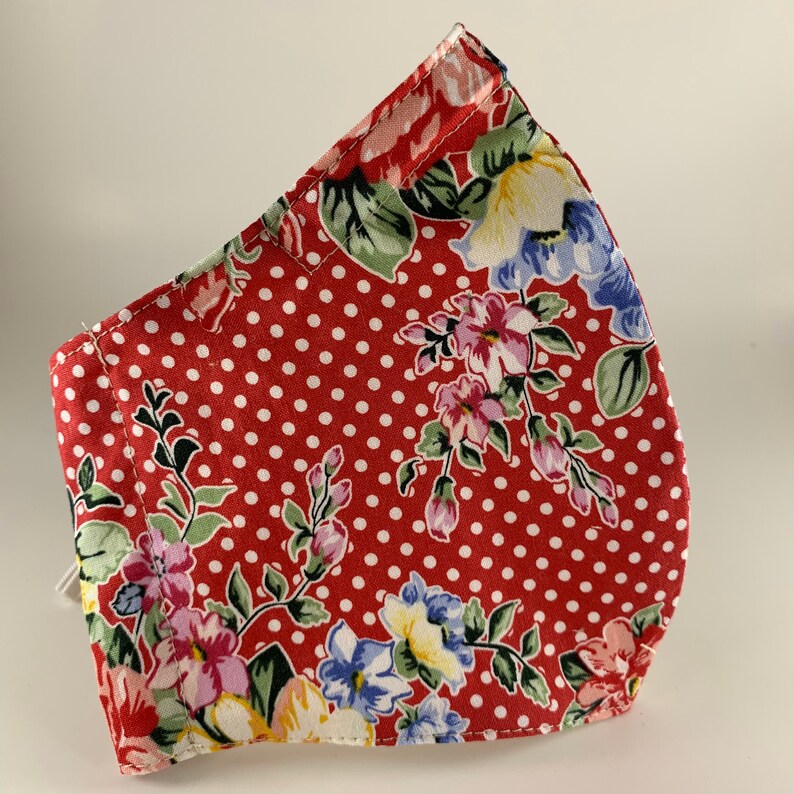 Best Fitting Washable Face Mask With Filter Pocket, Great Nose Wire ...