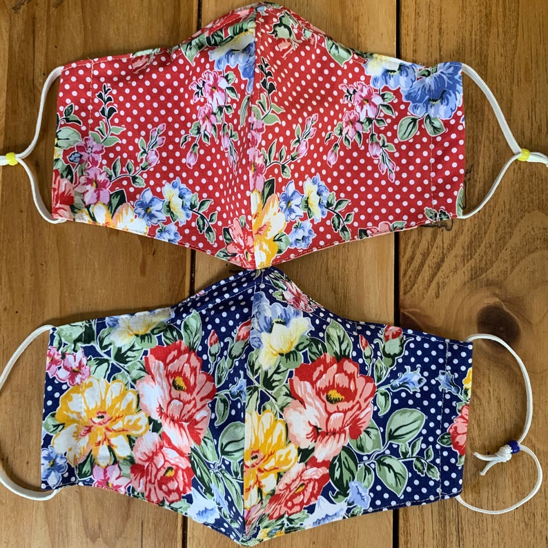 Best Fitting Washable Face Mask With Filter Pocket, Great Nose Wire ...