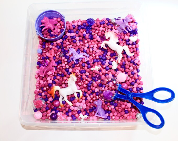 Unicorn Sensory Kit Unicorn Sensory Bin Pegasus Activity - Etsy
