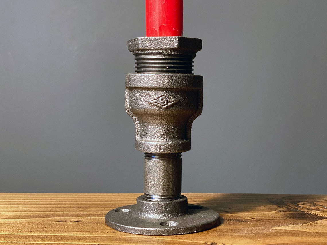Industrial Pipe Candle Holders Set of 3 - Etsy
