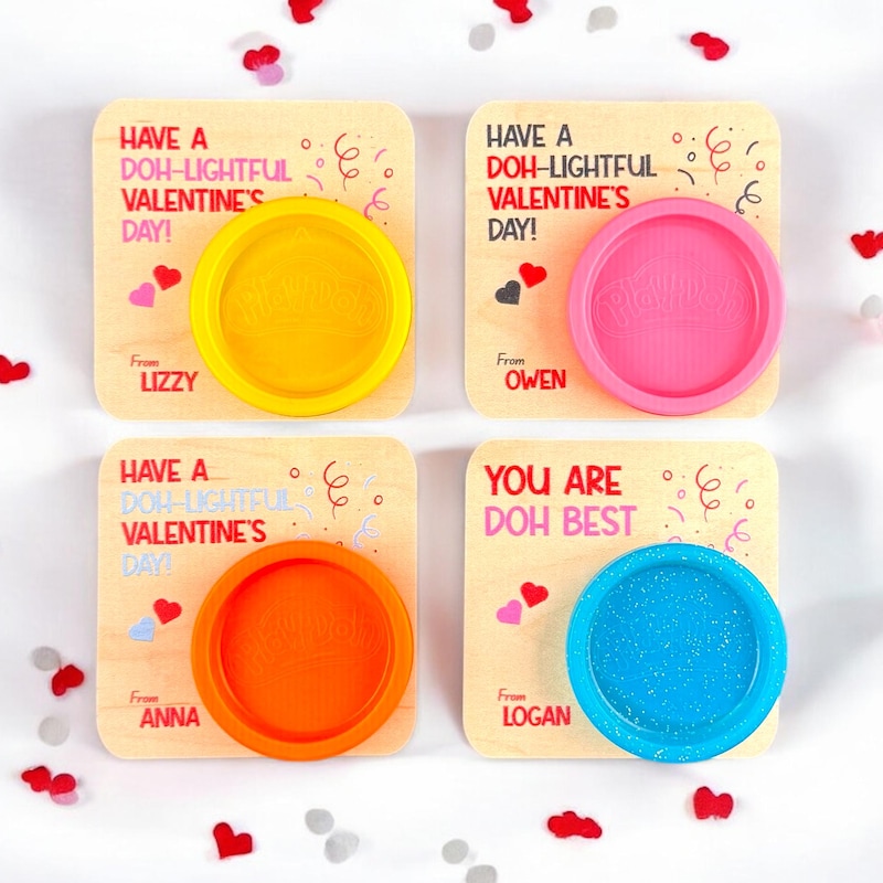 Play Doh Valentines - Etsy