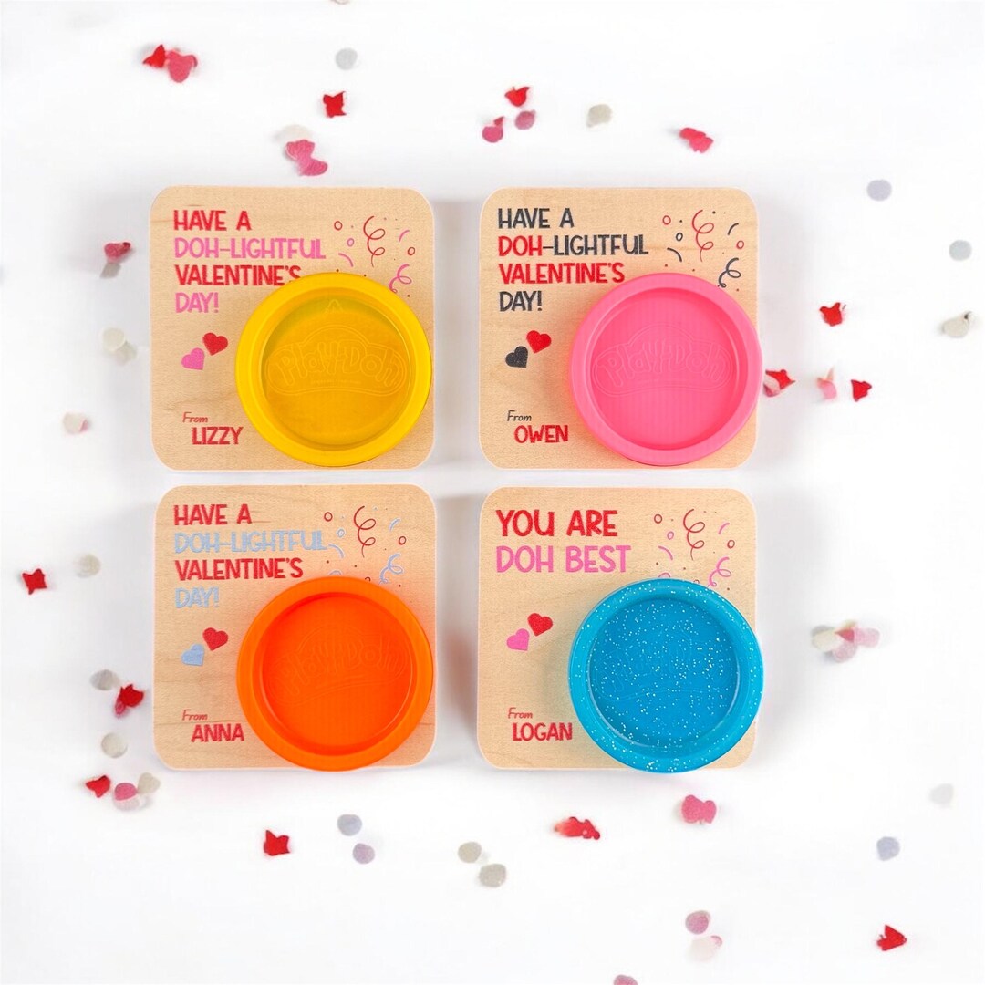 Tarjetas de San Valentín de plastilina, regalos de San Valentín para ...