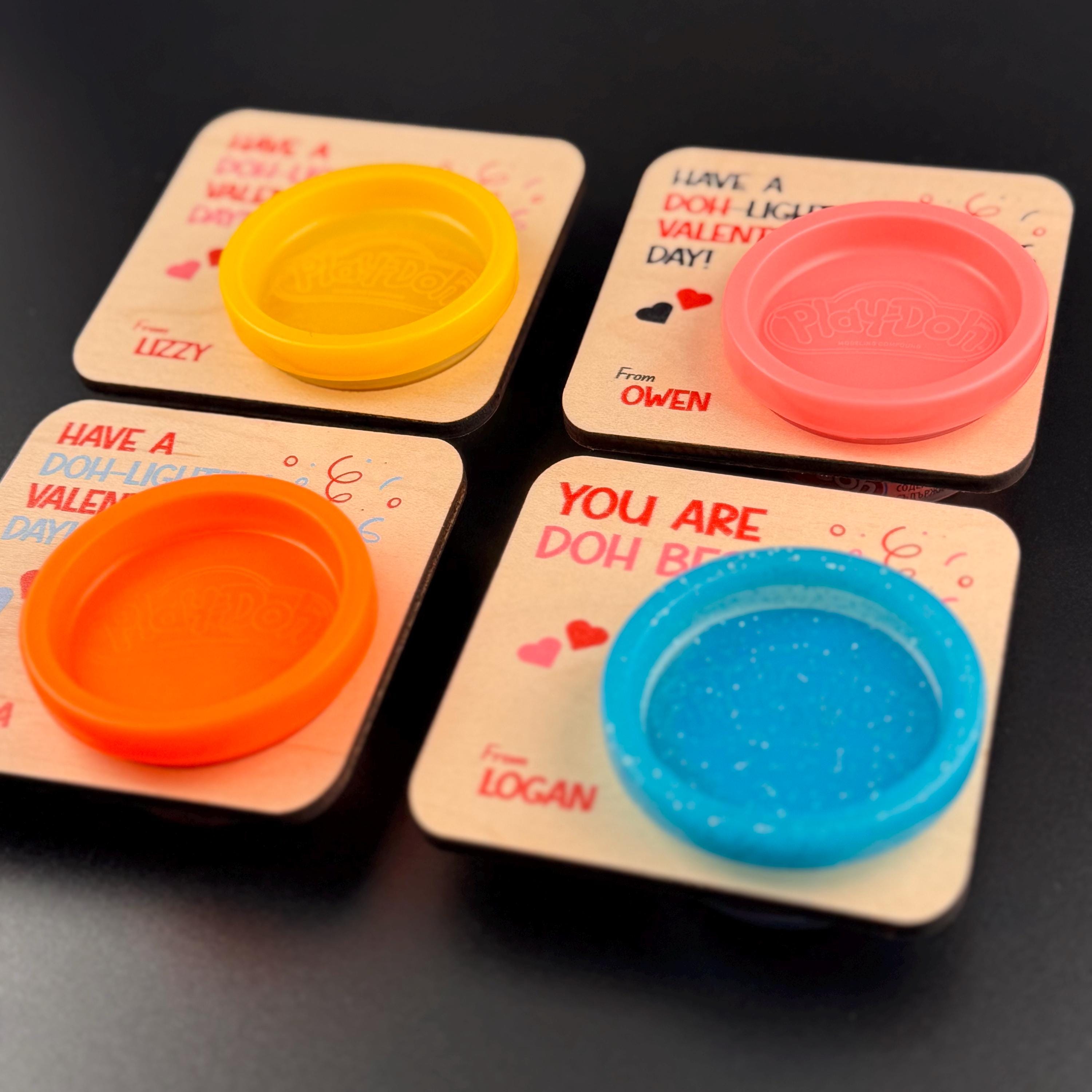 Tarjetas de San Valentín de plastilina, regalos de San Valentín para ...