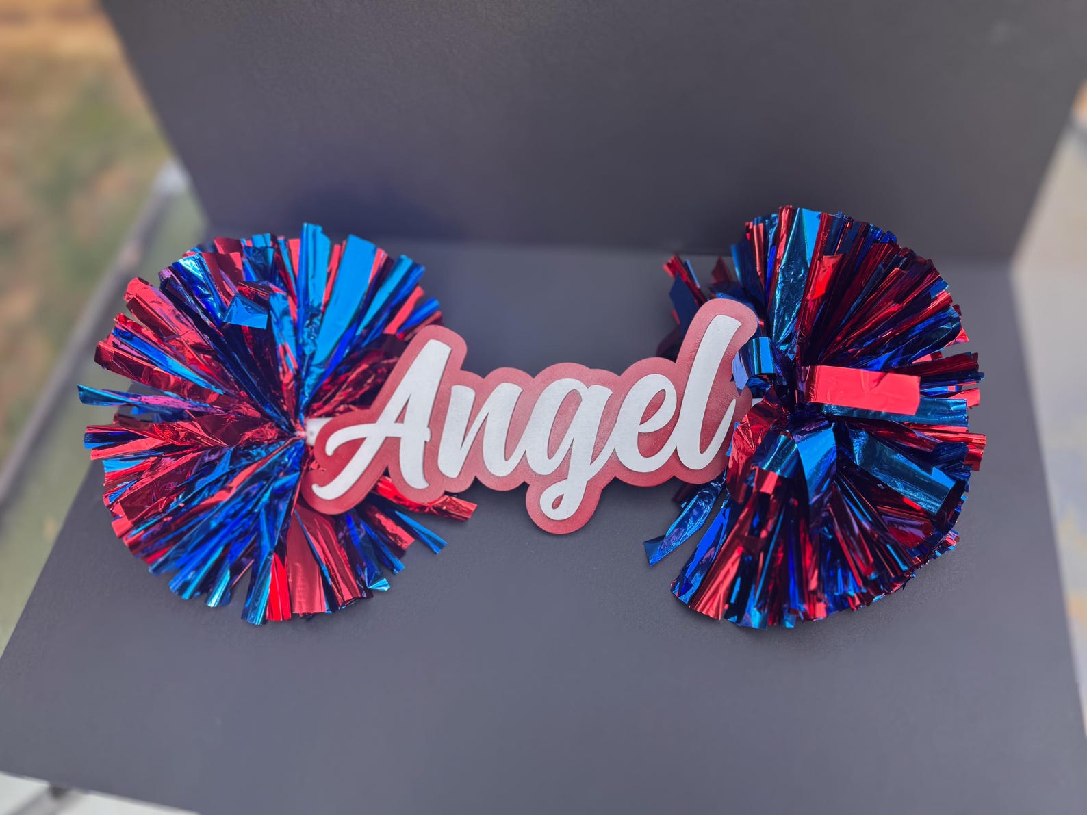 Pom Pom Sign Cheer Spirit Stick - Spirit Stick Cheer - Personalized ...