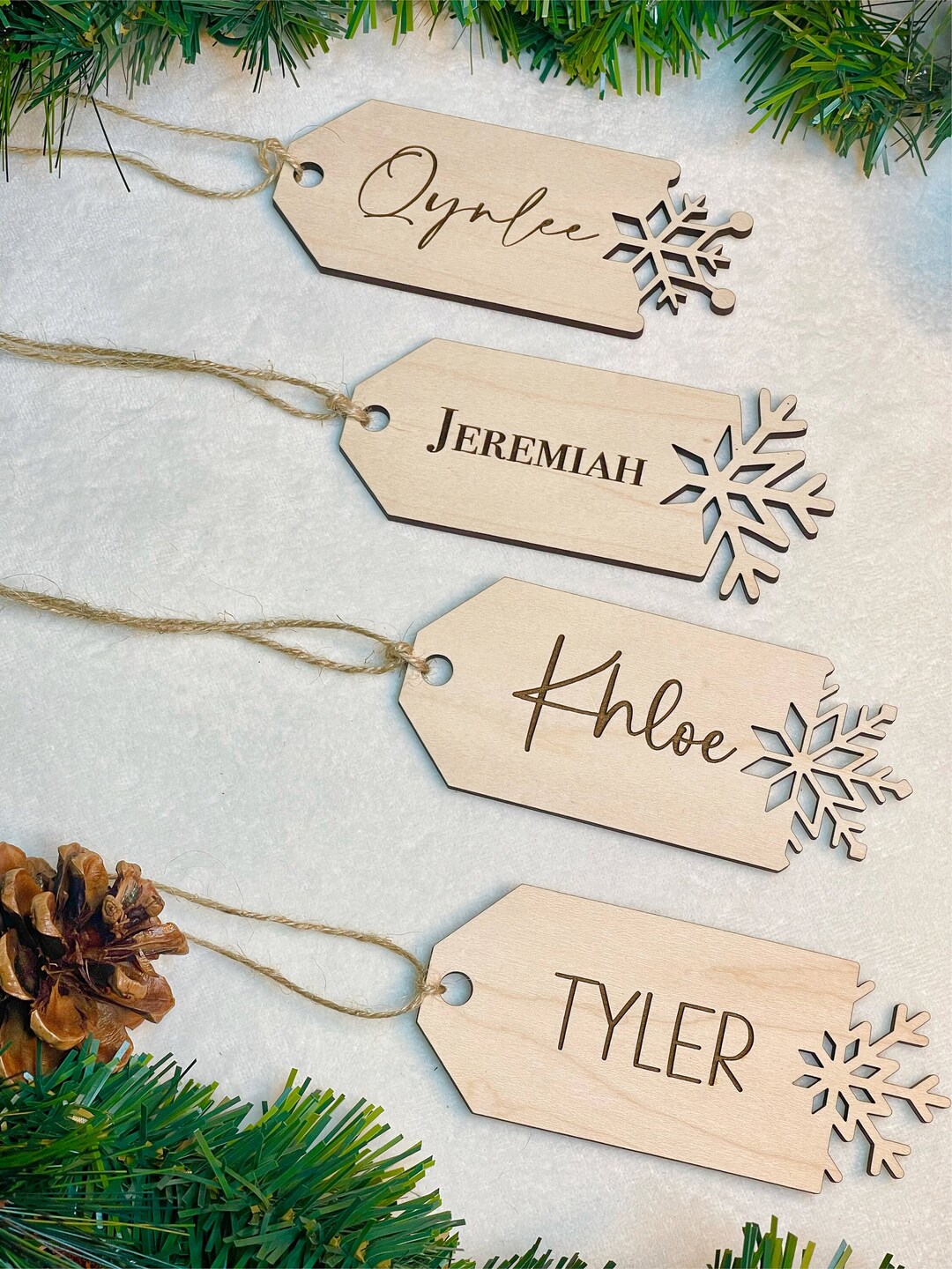 Personalized Stocking Tag, Stocking Name Tags, Christmas Stockings - Etsy