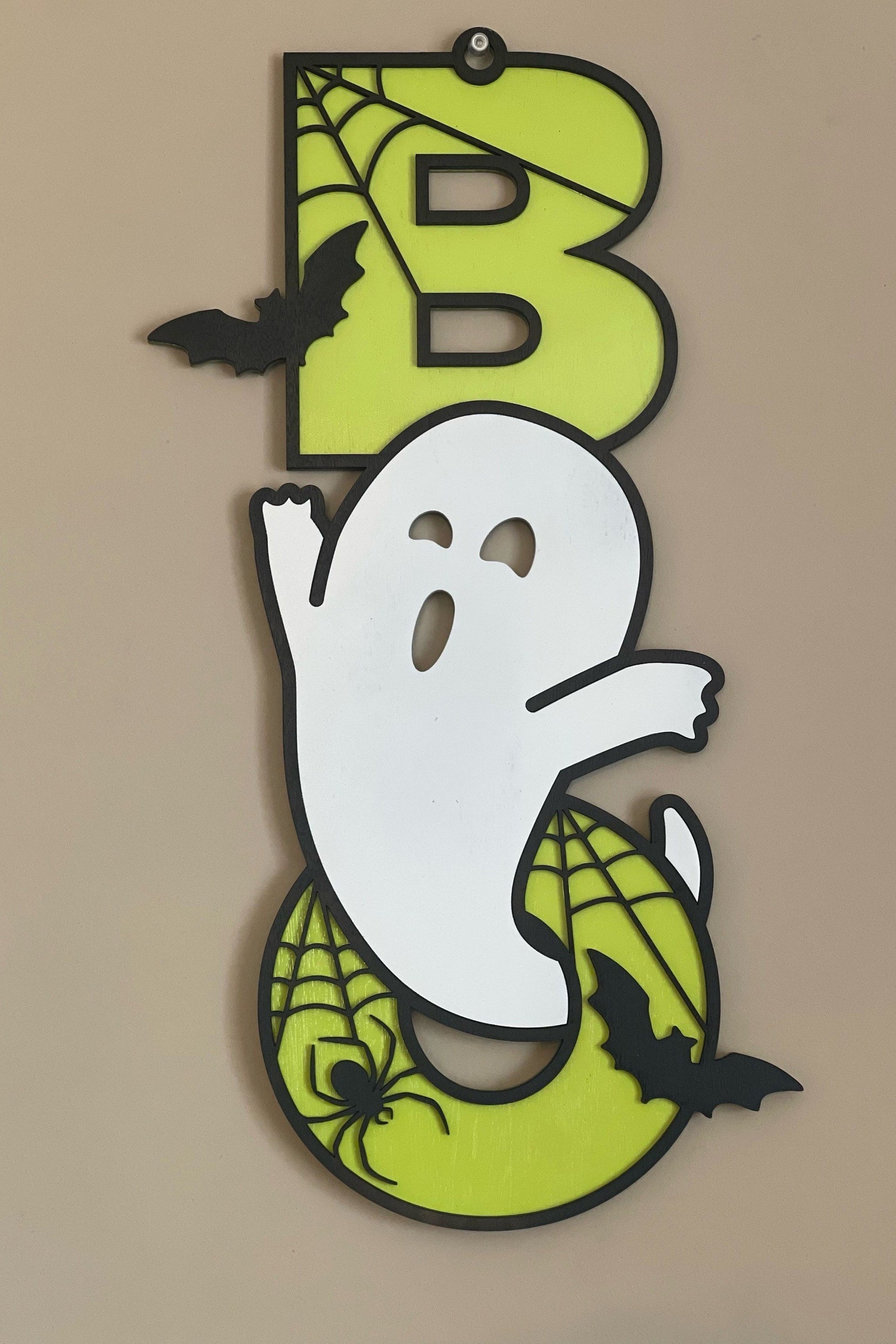 Halloween Boo Door Hanger Ghost Boo Sign Pumpkin Boo Sign - Etsy
