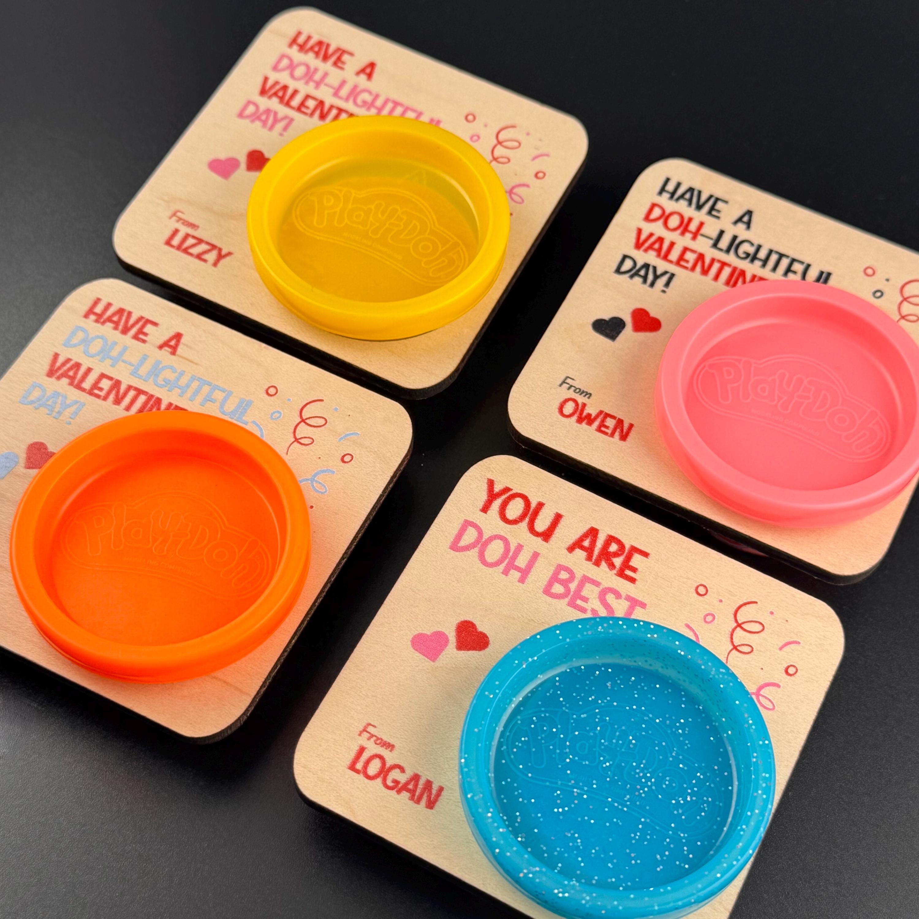 Tarjetas de San Valentín de plastilina, regalos de San Valentín para ...
