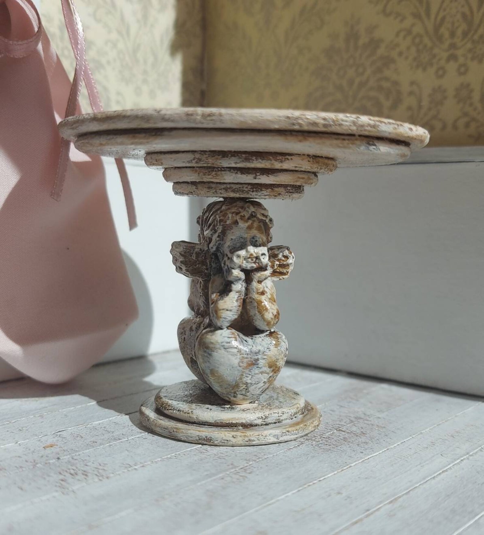 Miniature Antique Angel Coffee Table One Inch Scale Vintage - Etsy