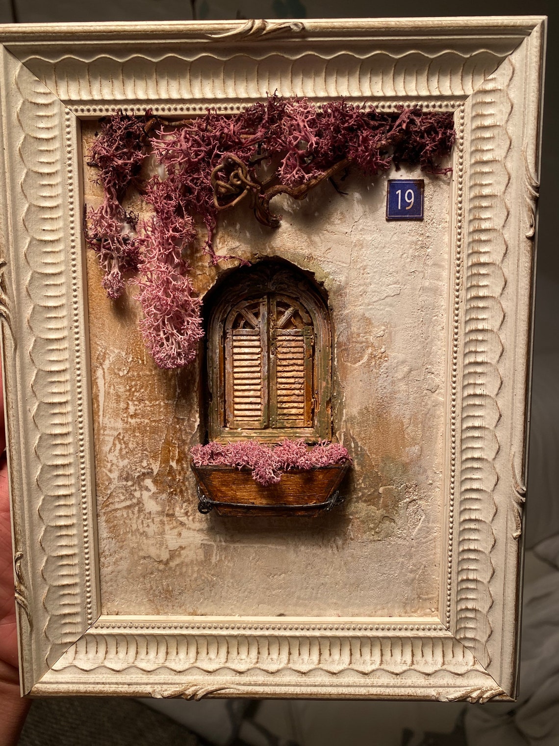 Miniature Old Framed Window/antique Window/roombox - Etsy