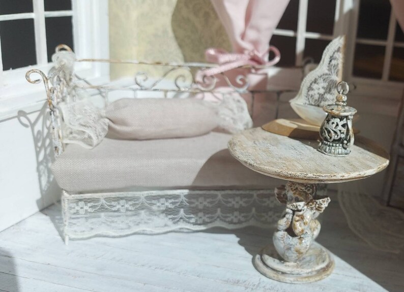 Miniature Antique Angel Coffee Table One Inch Scale Vintage - Etsy