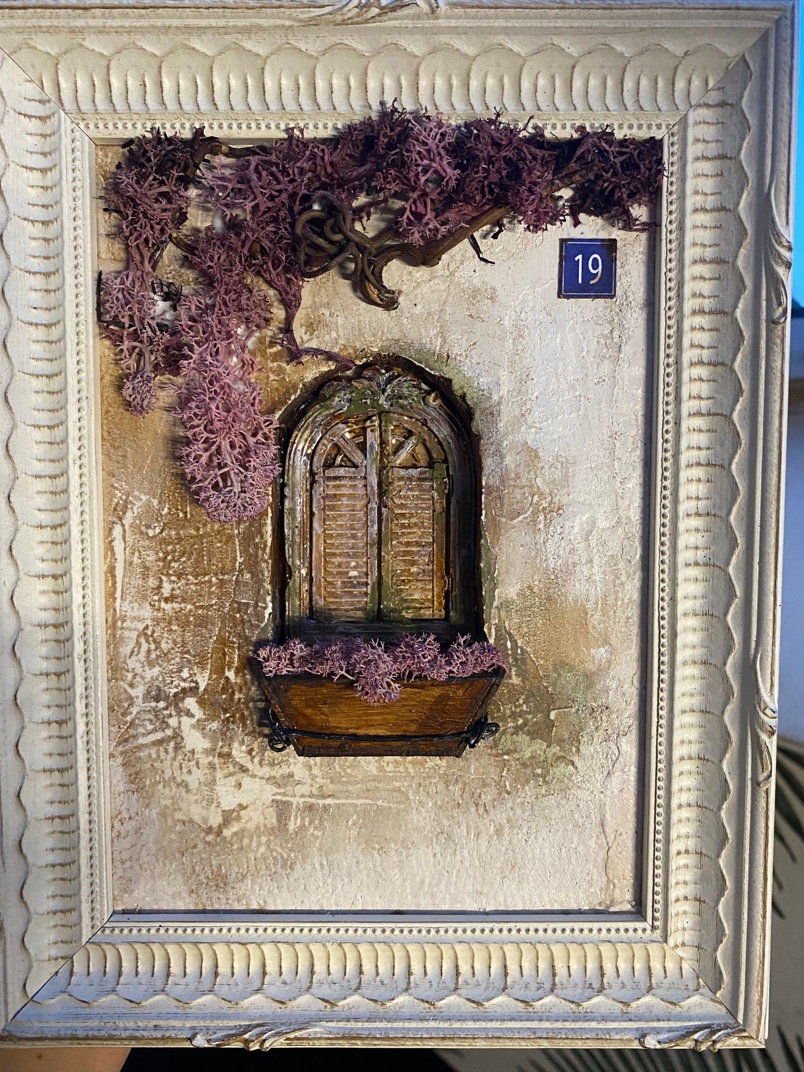 Miniature Old Framed Window/antique Window/roombox - Etsy